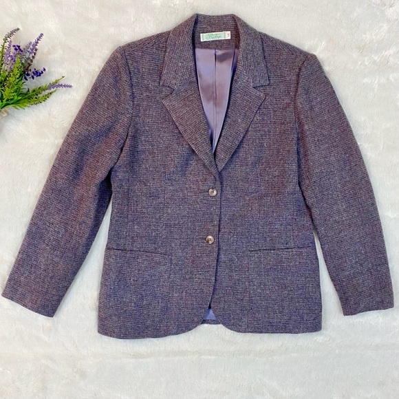 Vintage | Jackets & Coats | Vintage Prestige Of Boston Purple Wool ...